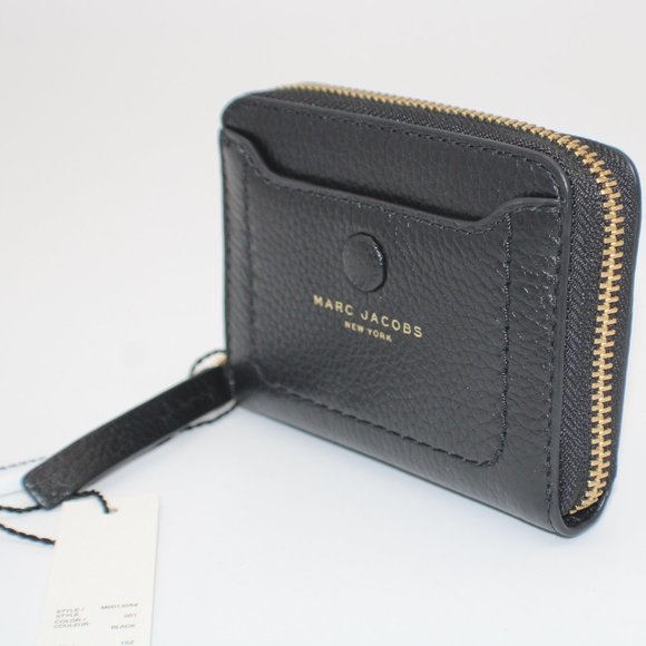 Marc Jacobs | Bags | Marc Jacobs Empire City Leather Zip Mini Wallet ...